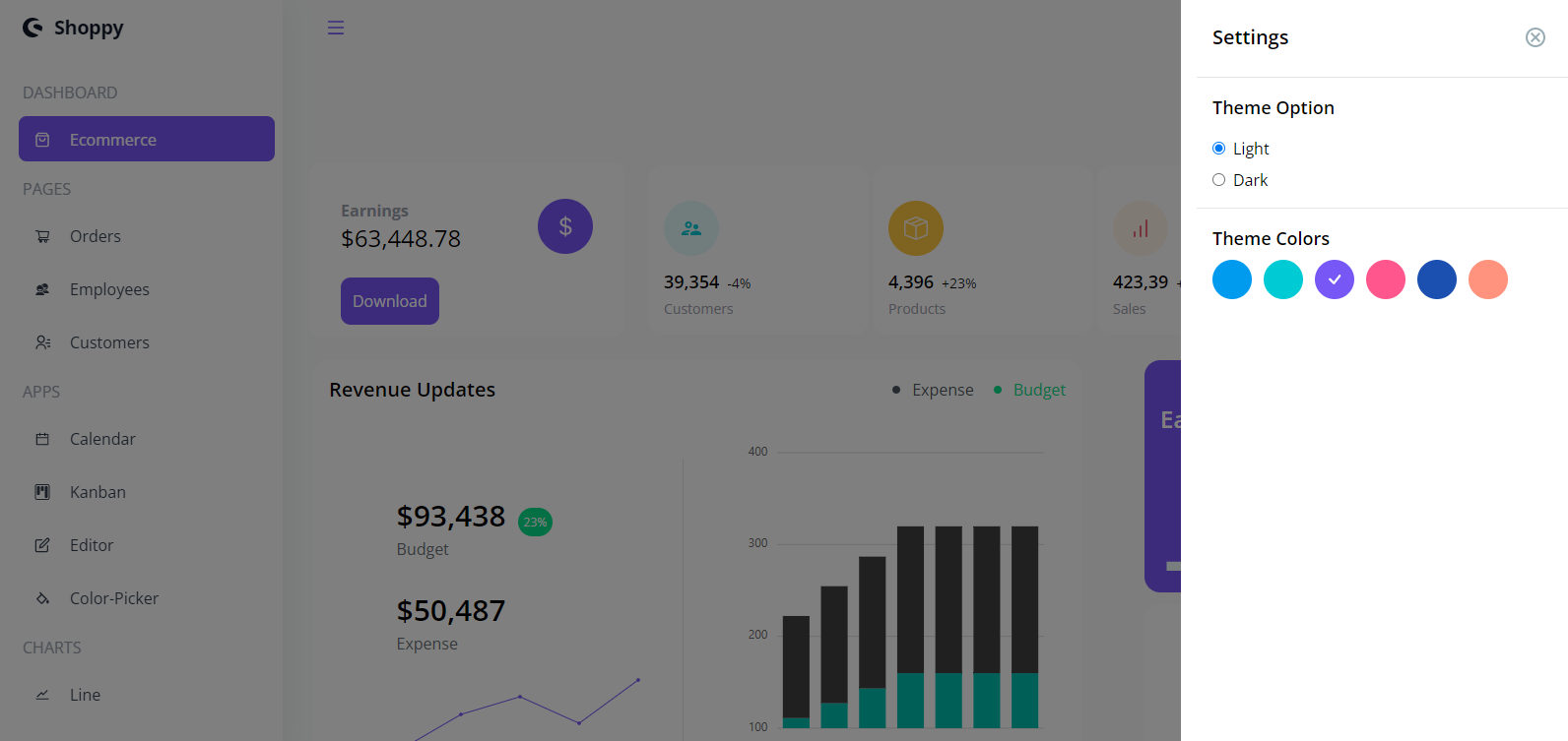 GitHub - ahmedkilany01/shoppy-dashboard