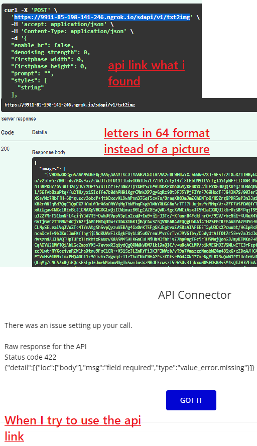Basic Documentation and Examples for using API · AUTOMATIC1111 stable-diffusion-webui ...