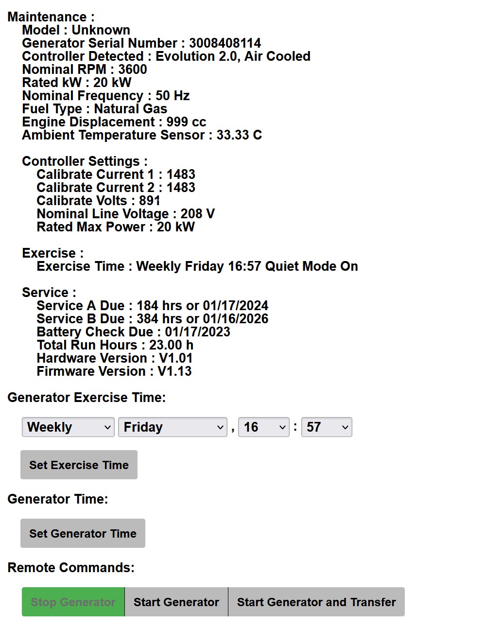 Genmon not showing 3-phase utility and generator voltage information ...