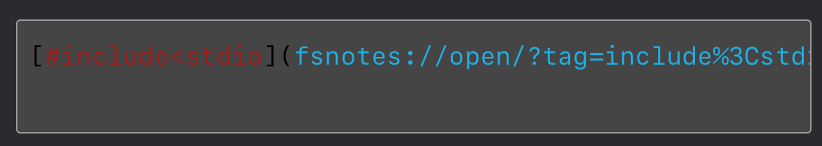Tagging inside Code blocks · Issue #1399 · glushchenko/fsnotes · GitHub