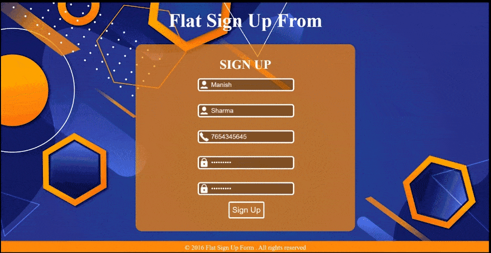 Github Gagandeep101 Sign Up Form Validation