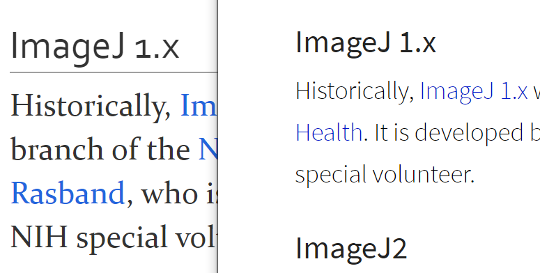 Make the font size more consistently palatable · Issue #94 · imagej/imagej.github.io · GitHub