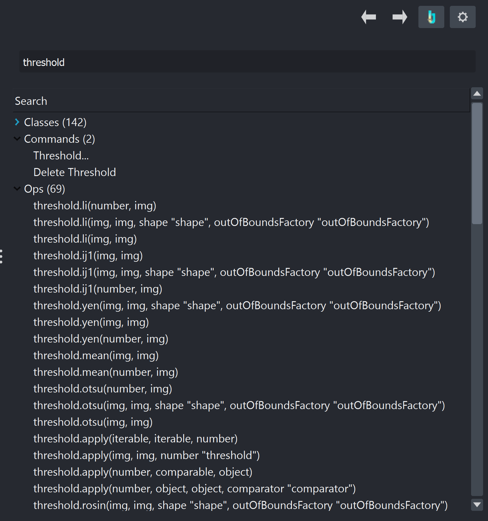 Ops Search Results Are No Longer Present · Issue 114 · Imagej Napari Imagej · Github