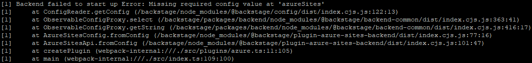馃悰 Bug Report: Missing required config value at 'azureSites' 路 Issue ... 馃悰 Bug Report: Missing required config value at 'azureSites' 路 Issue ...
