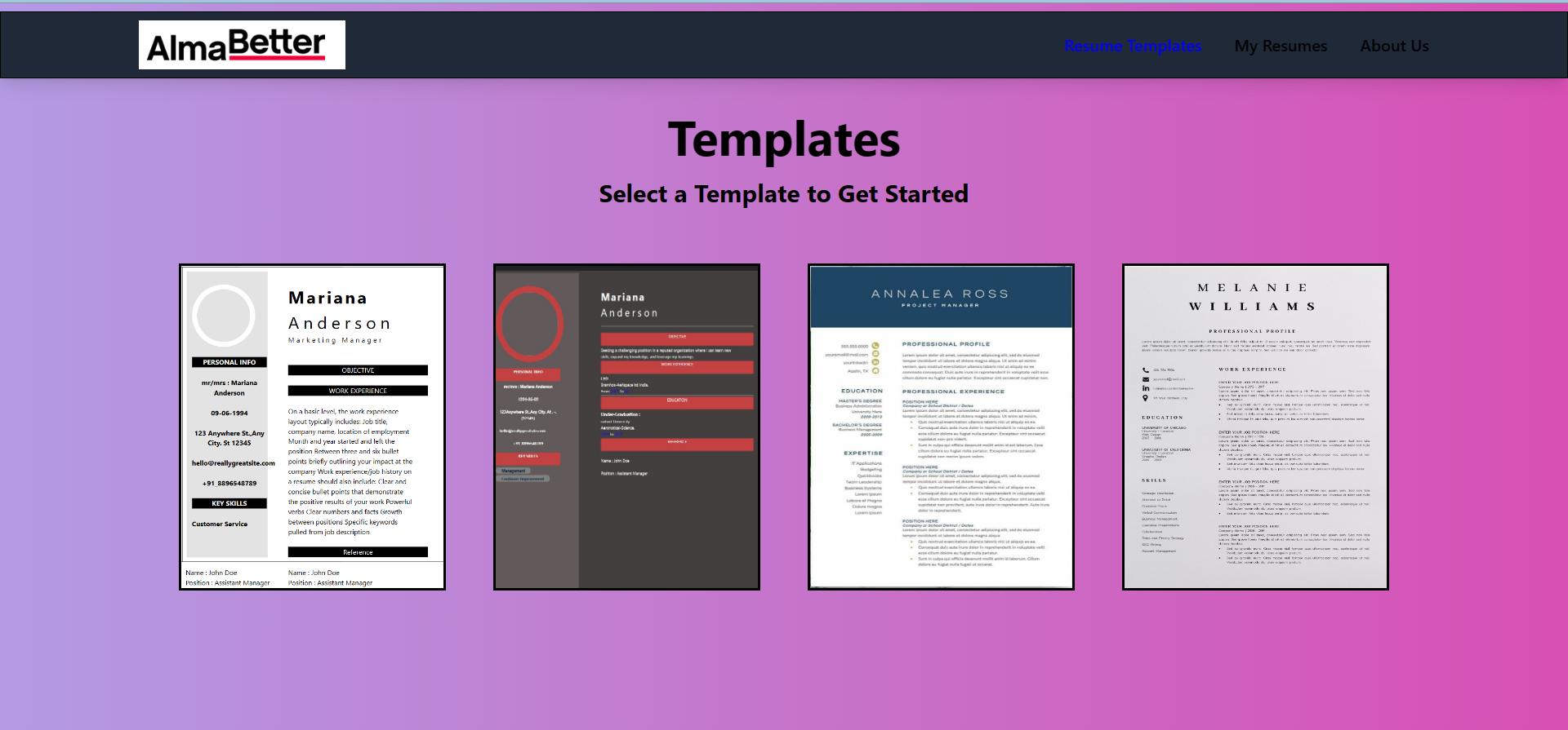 GitHub - parthojha12/Resume-Builder-Almabetter