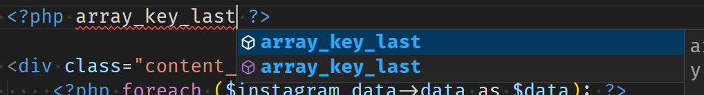 Duplicate Suggestions For Everything · Issue 2514 · Bmewburnvscode Intelephense · Github