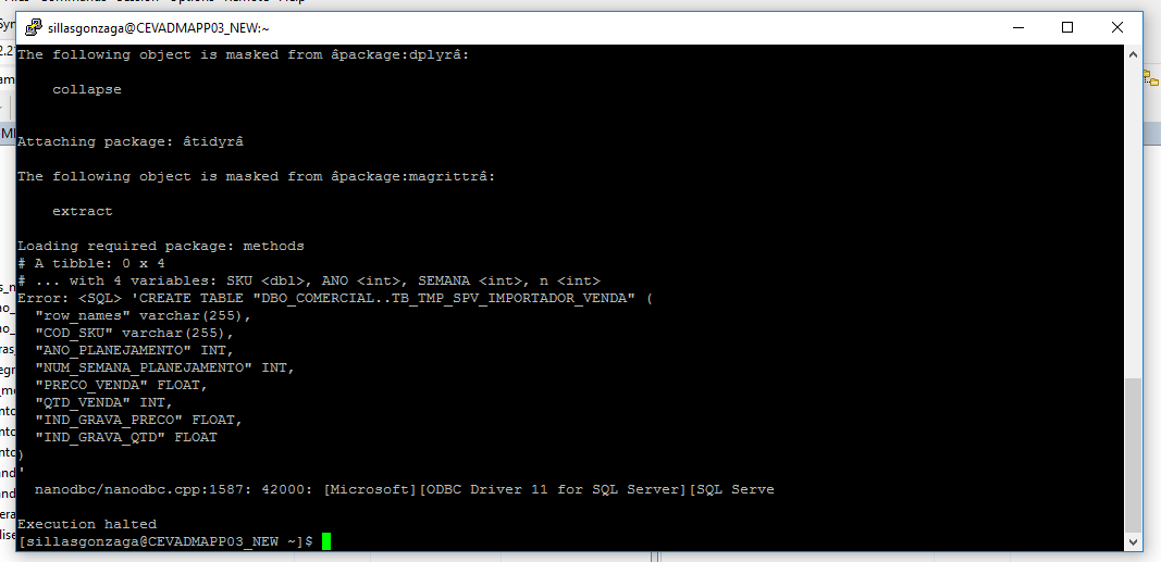 Incomplete Error Message · Issue 96 · R Dbiodbc · Github