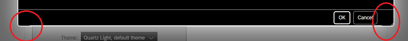Dialog: wrong display of the bottom border of the footer with high contrast · Issue #3842 · SAP ...