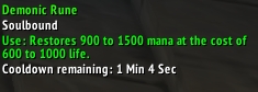 Demonic Runes should have 15 min cooldown shared with Dark runes · Issue #4011 · chromiecraft ...
