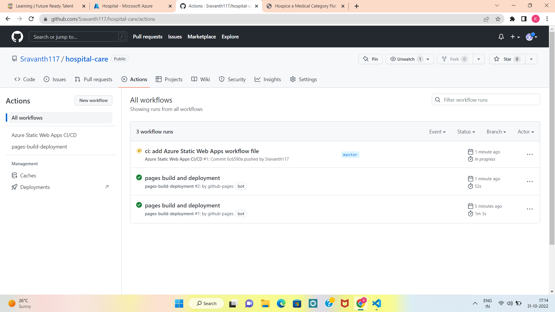 GitHub - Sravanth117/hospital-care: This is my final project