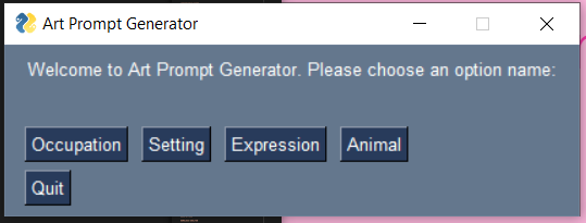 GitHub - marikodes/Art-Prompt-Generator: Don't know what to draw? Use ...