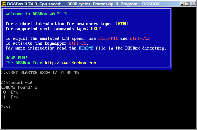 Mount virtual CD-ROM drive in DOSBox-X count as subdirectory and mount ...