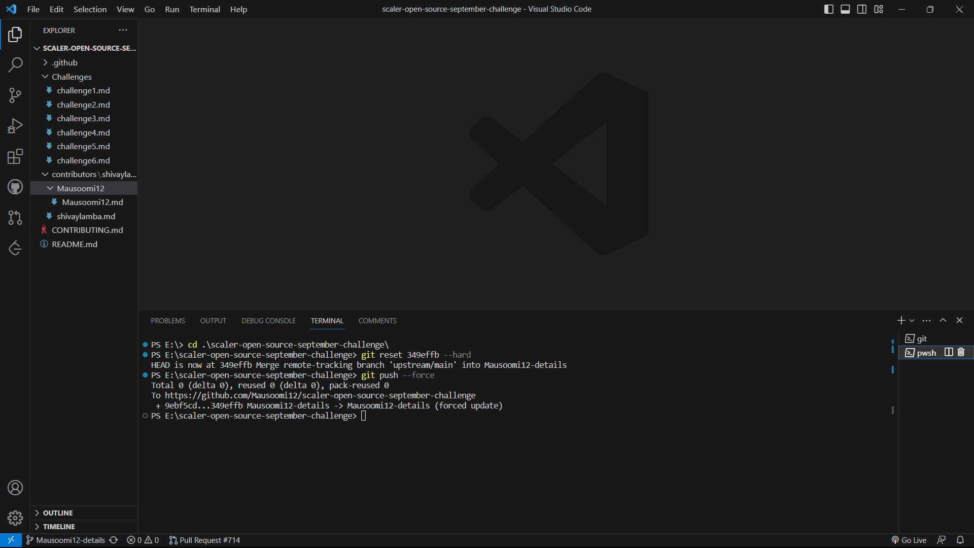 All Challenges : Mausoomi Roy · Issue #268 · scaleracademy/scaler-open-source-september ...