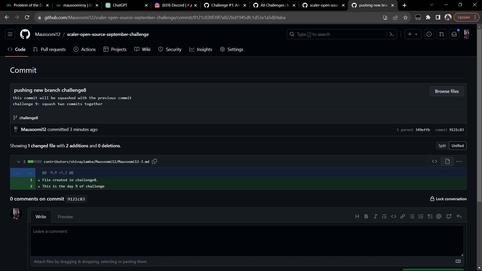 All Challenges : Mausoomi Roy · Issue #268 · scaleracademy/scaler-open-source-september ...