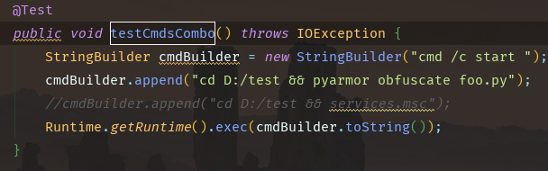 [Query] how to combo pyarmor cmd with sys cmd? · Issue #381 · dashingsoft/pyarmor · GitHub