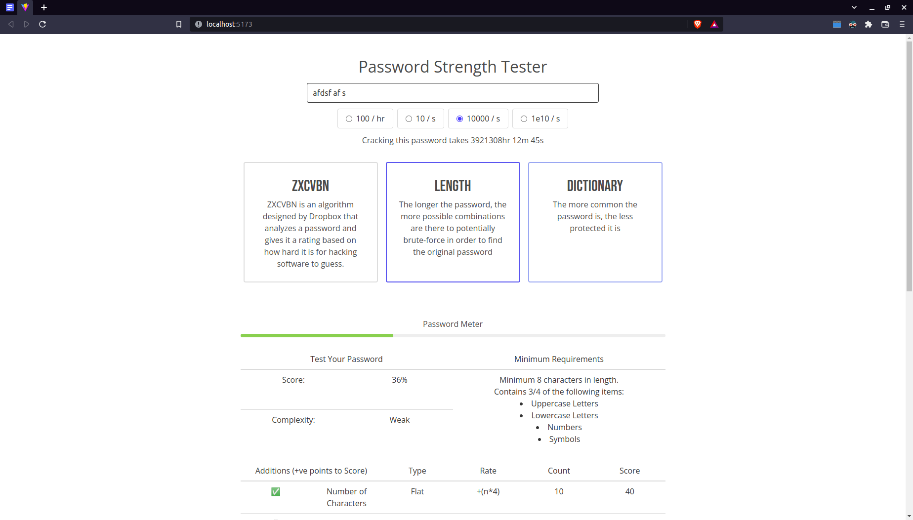GitHub - milselarch/cs440-password-tester: React + Typescript + Vite ...