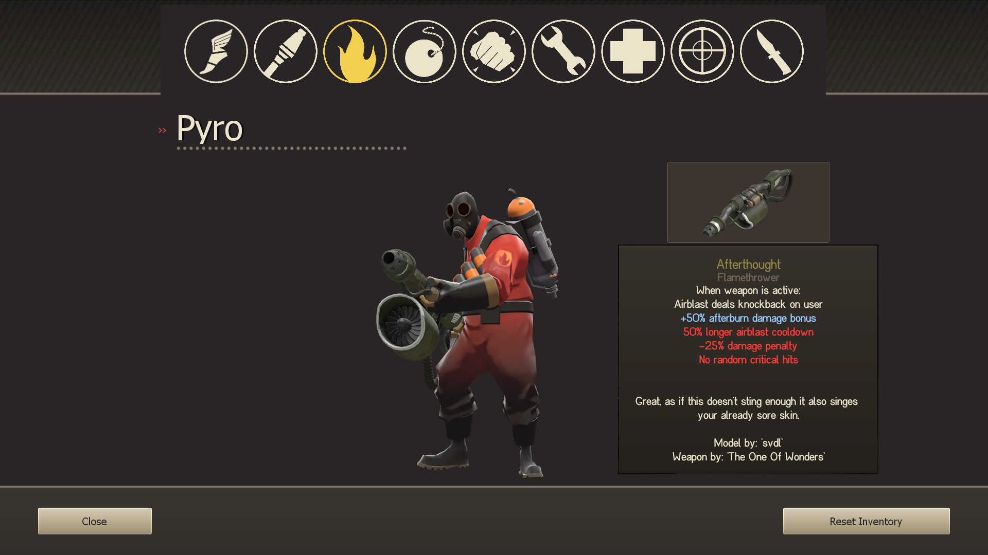 flamethrower for pyro "afterthought" · Issue #227 · Reagy/TF2Classic-KO-Custom-Weapons · GitHub