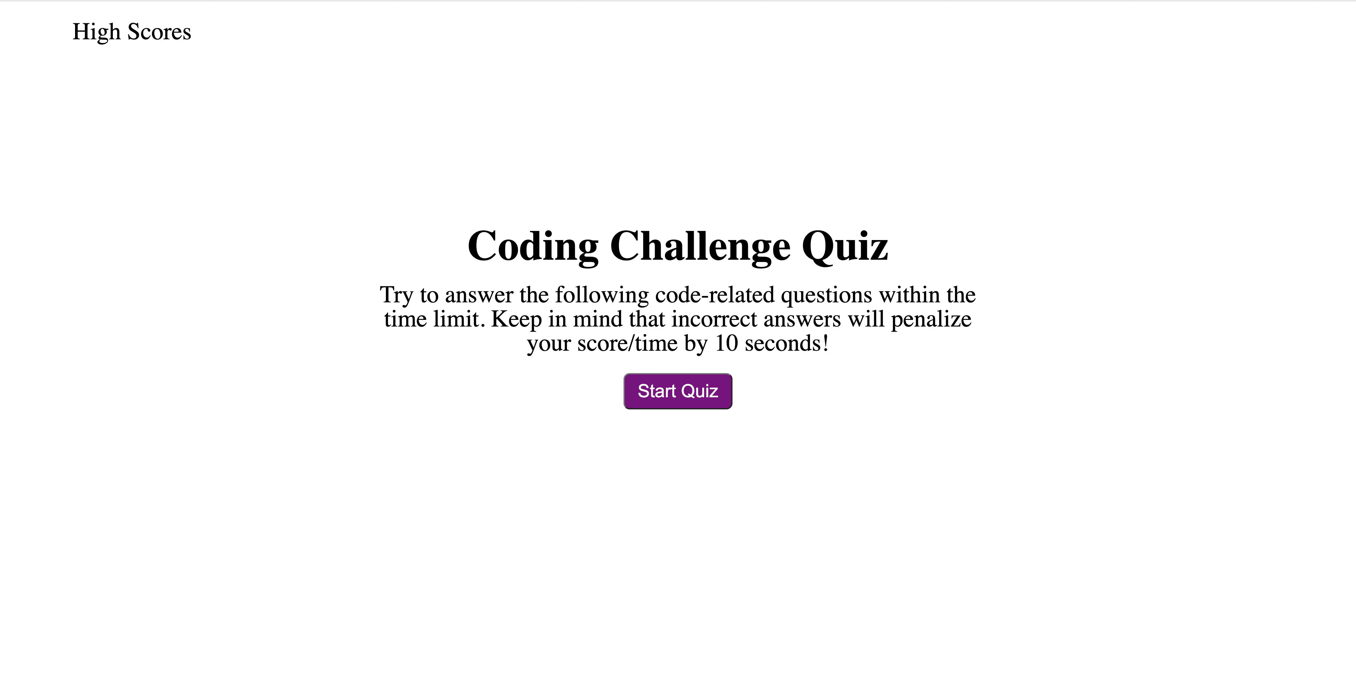 GitHub - Anthonycodinach/Coding-Quiz-Challenge: This is a coding quiz ...