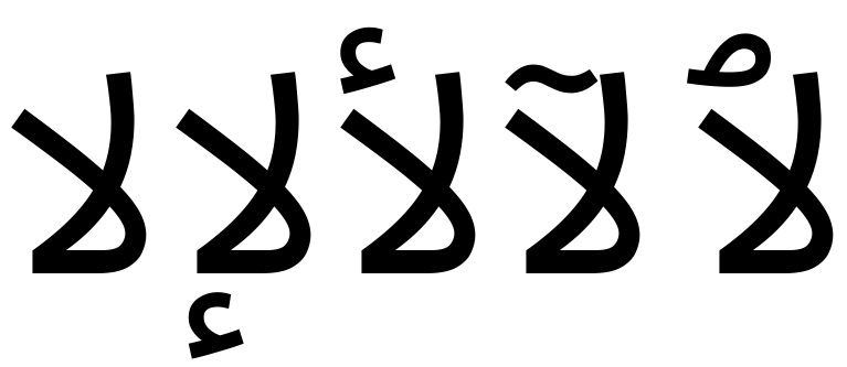 'dlig' changes positional forms of lam and alef presentation forms ...