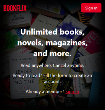 GitHub - thericardoac/bookflix: A sign-up form for the fictional ...