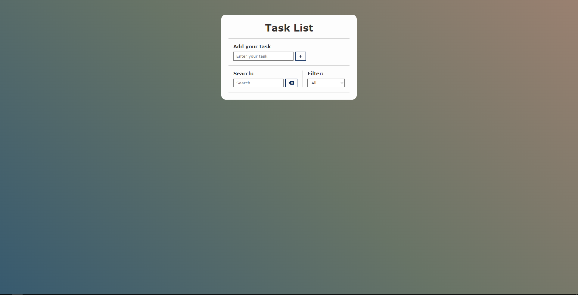 GitHub - vitouz/To-do-list: I developed a task list using JavaScript. When adding a task it will ...