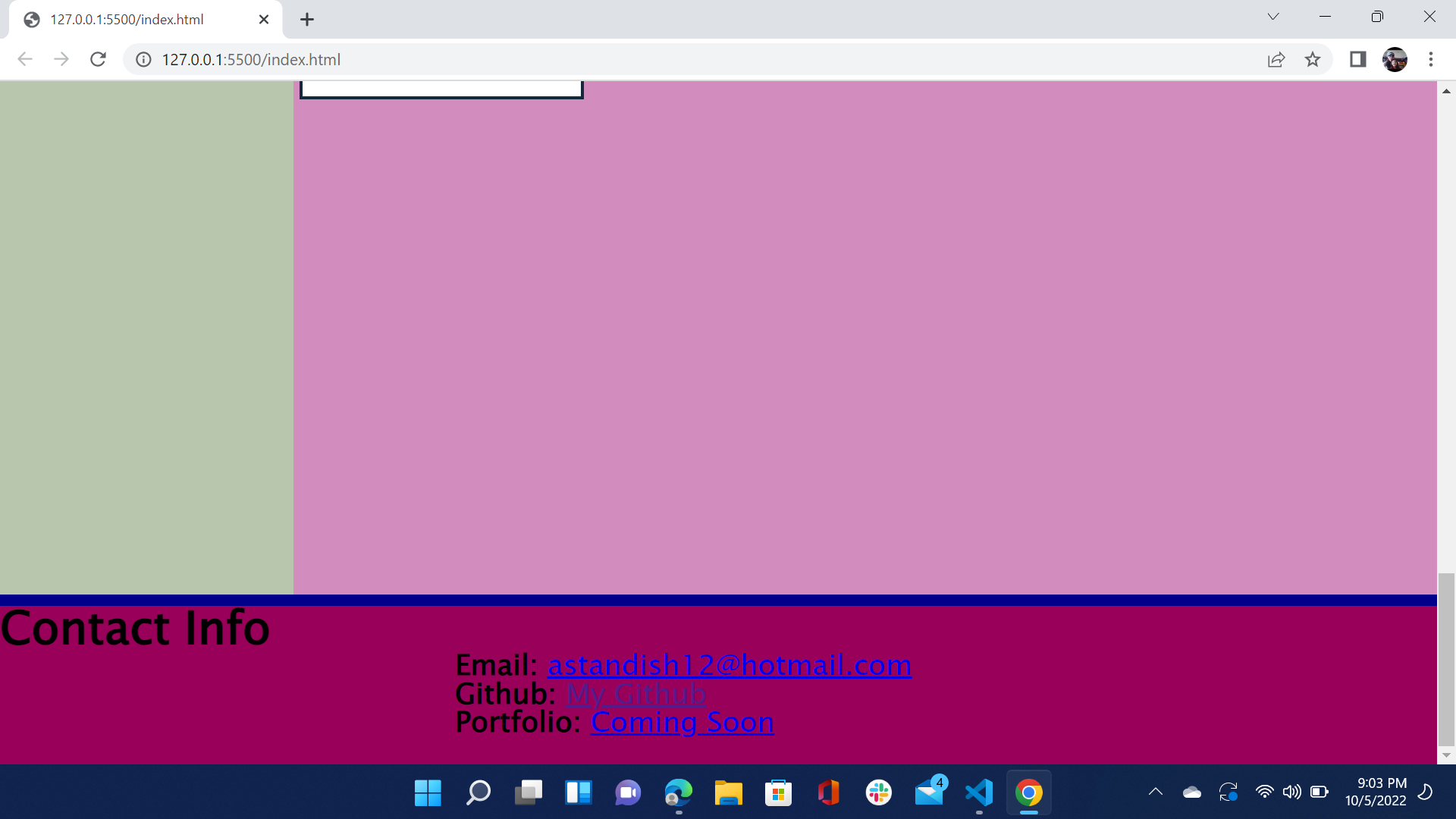 GitHub - AStandish/portfolio