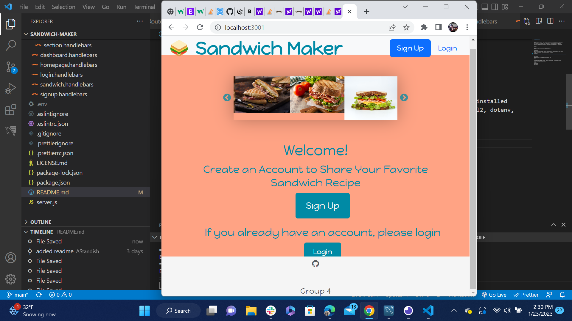 GitHub - ilavine/sandwich-maker