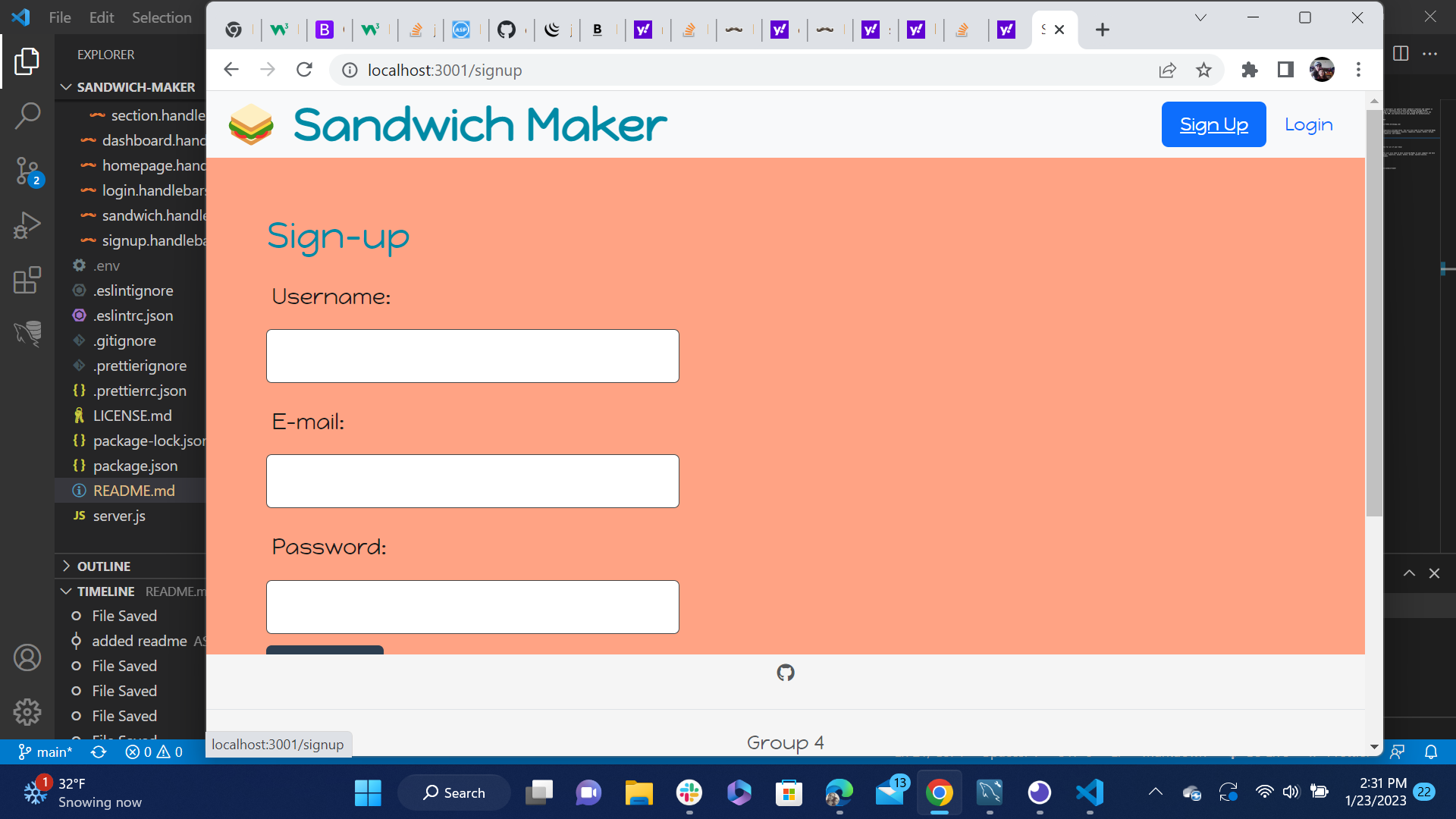 GitHub - ilavine/sandwich-maker