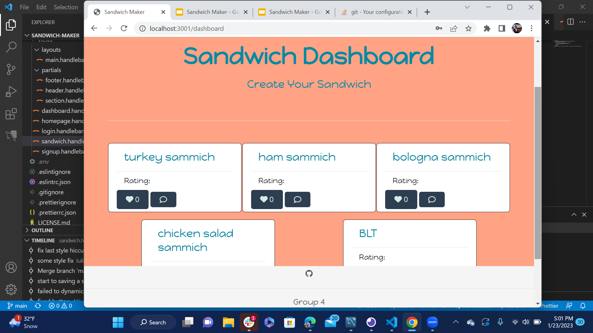 GitHub - ilavine/sandwich-maker