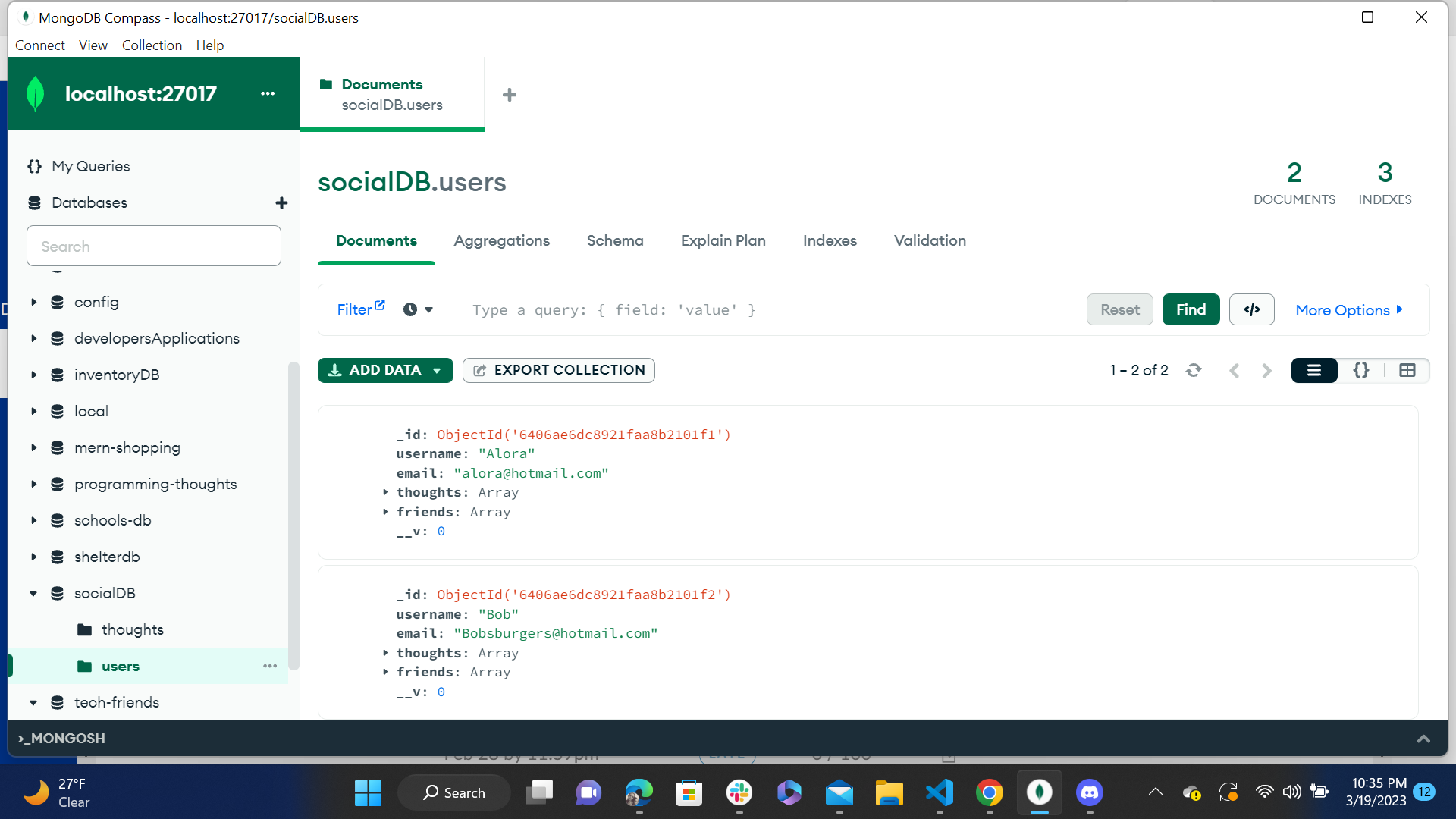 GitHub - AStandish/social-network-api