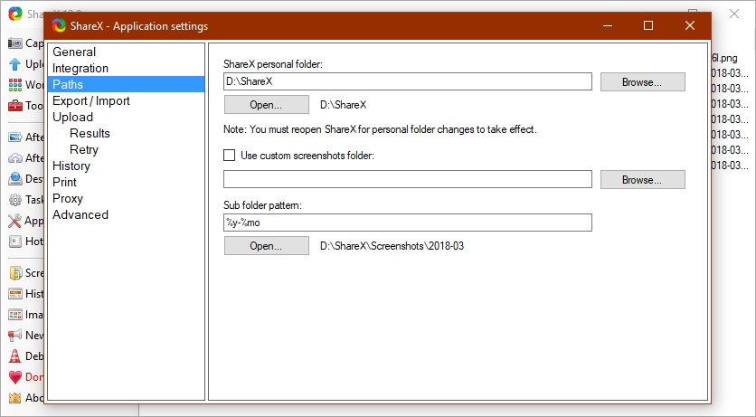 Sharex settings getting restarted. · Issue #3193 · ShareX/ShareX · GitHub