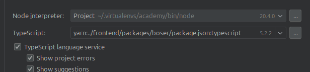 Proposal for extending the jetbrains plugin with additional information about configured ...