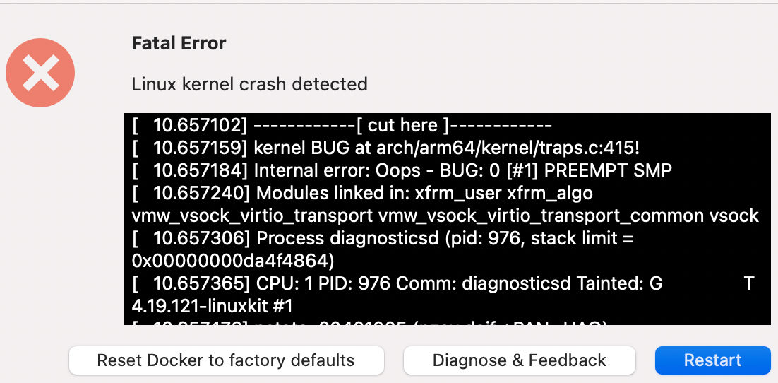 M1 Docker Desktop RC Inter-container networking to port 80 is completely broken (something else ...
