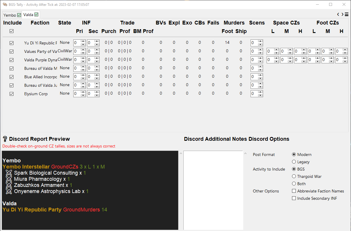 Lots of activity breaks activity window · Issue #103 · aussig/BGS-Tally · GitHub