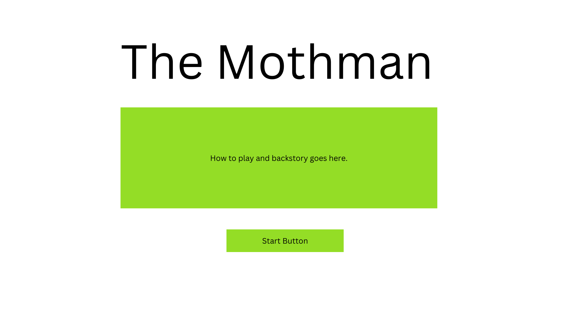 GitHub - OHammerpaw/The-Mothman