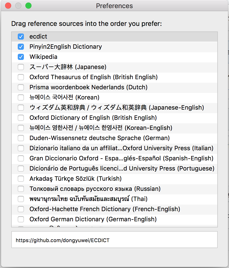 请问能不能生成mac自带字典的格式 · Issue #4 · skywind3000/ECDICT · GitHub