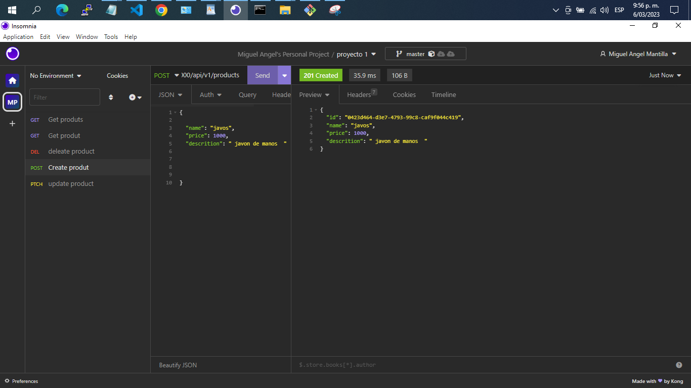 Github M1gu3120api Restful M1gu3120api Restful Con Operaciones Crud Con Nodejs Y Javascrip