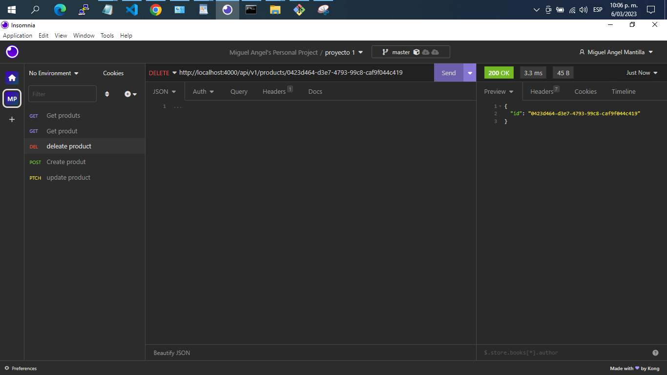 Github M1gu3120api Restful M1gu3120api Restful Con Operaciones Crud Con Nodejs Y Javascrip