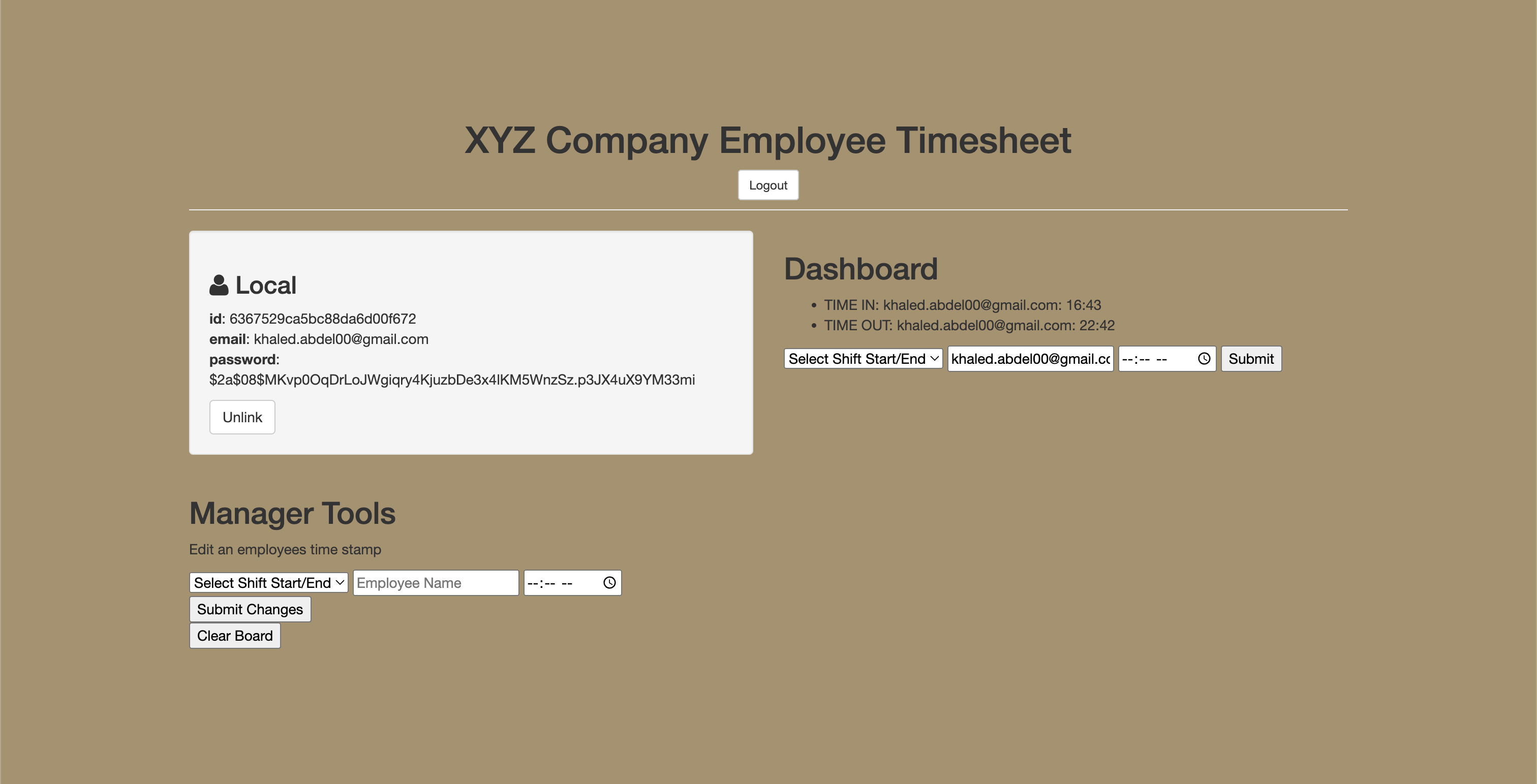 GitHub - KhaledAbdel-Dev/Company-Timesheet