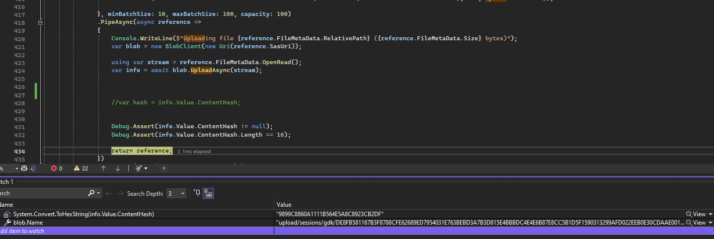 [BUG] ContentHash is empty after upload · Issue #33412 · Azure/azure-sdk-for-net · GitHub