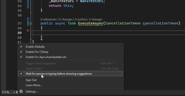 Copilot stops working in VS22 · community · Discussion #45520 · GitHub