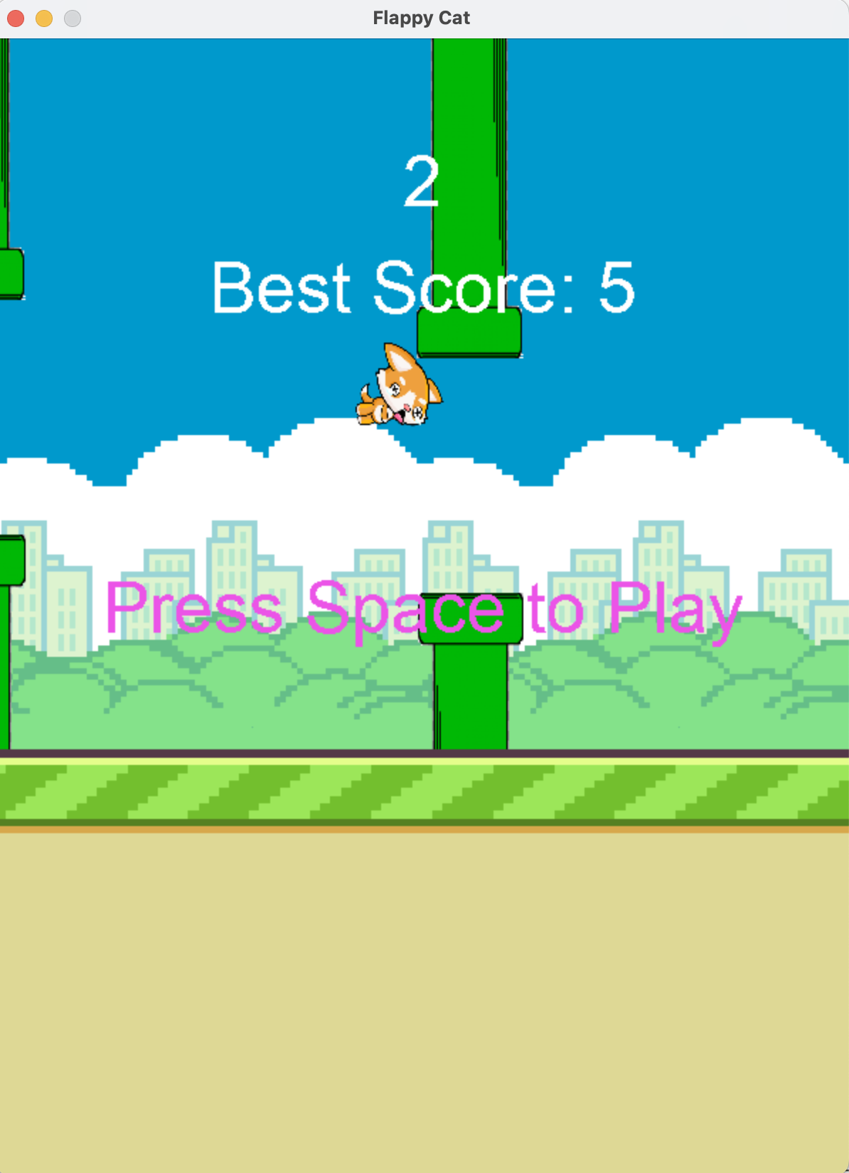 GitHub - jae8833/flappy-cat: A pygame application that mimics the infamous game flappy bird