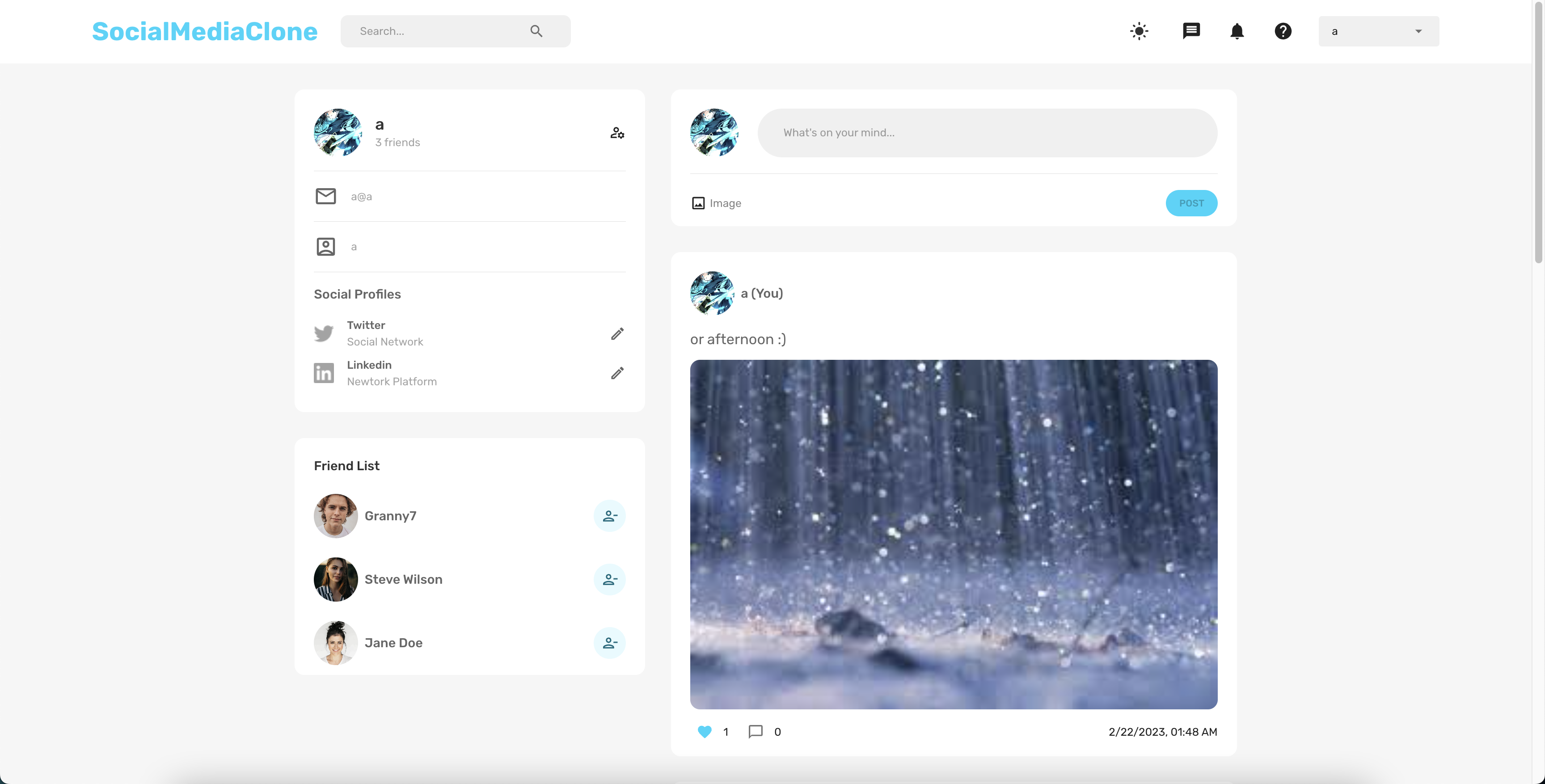 GitHub - jae8833/SocialMediaClone: A full-stack MERN social media ...