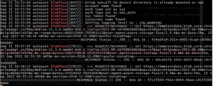 The Speed Of Data Uploaddownload To Azure Storage By Blobfuse Mount Point Randomly A Bit Long