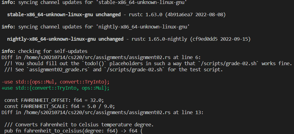 Homework 2_self-grader · Issue #43 · kaist-cp/cs220 · GitHub