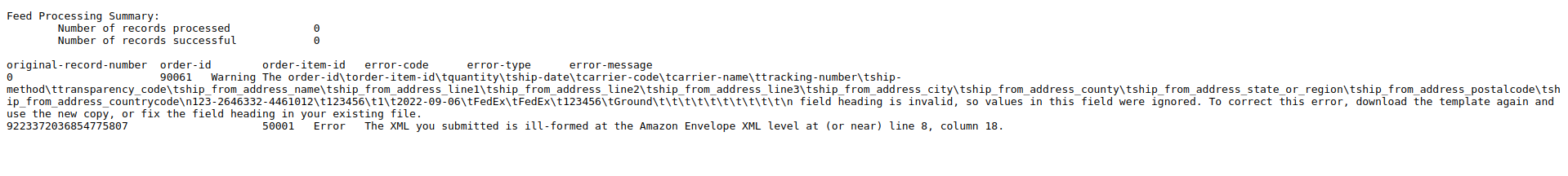 Upload and create feeds for POST_FLAT_FILE_FULFILLMENT_DATA type · Issue #394 · jlevers/selling ...
