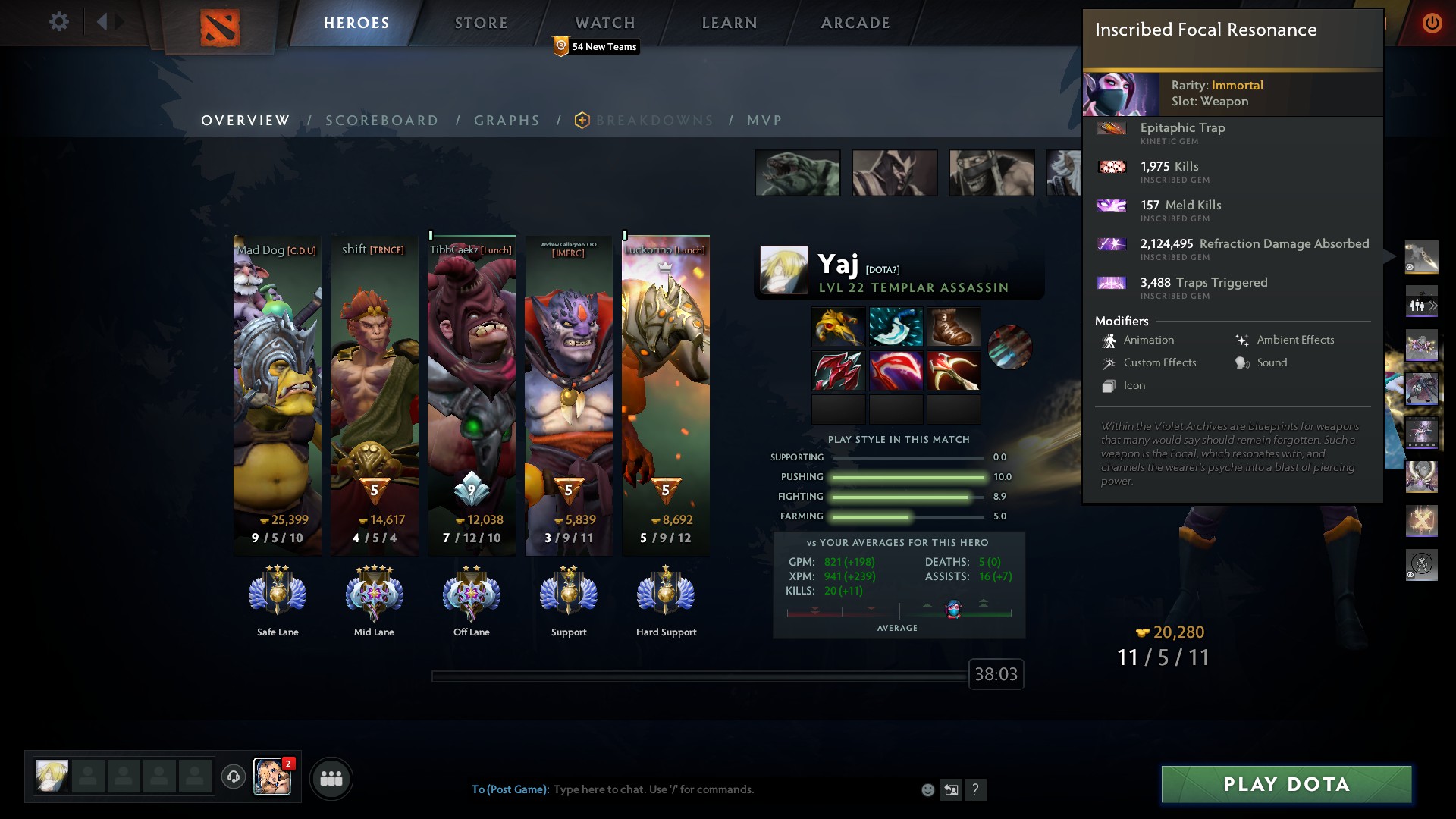 Immortal items equiped as spell effect count as being equiped in ...