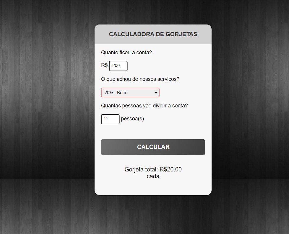 GitHub - SanchesVitor/CalcTip: Neste projeto procurei aprimorar e práticar o meu JavaScript ...