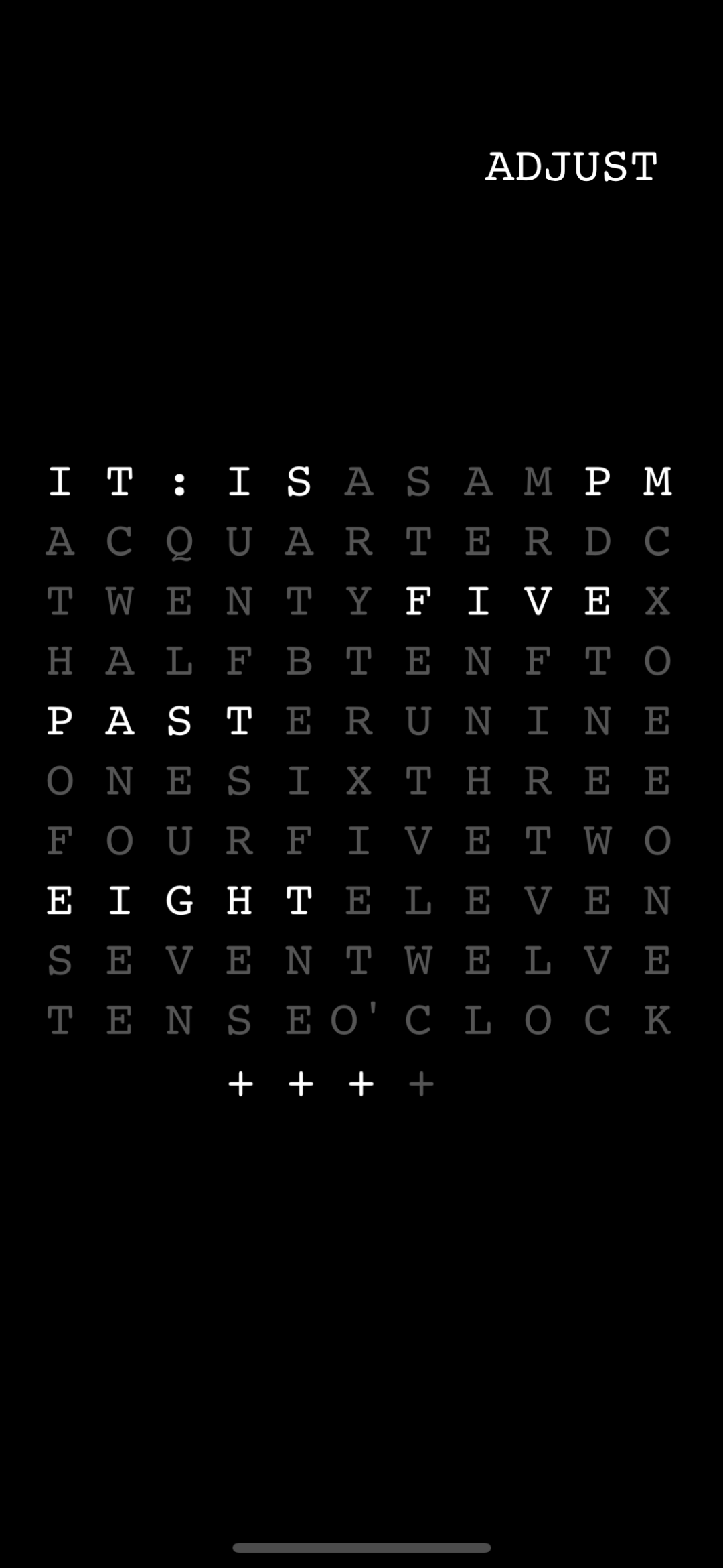 GitHub - AlejandroRkhmv/wordClock: my clock