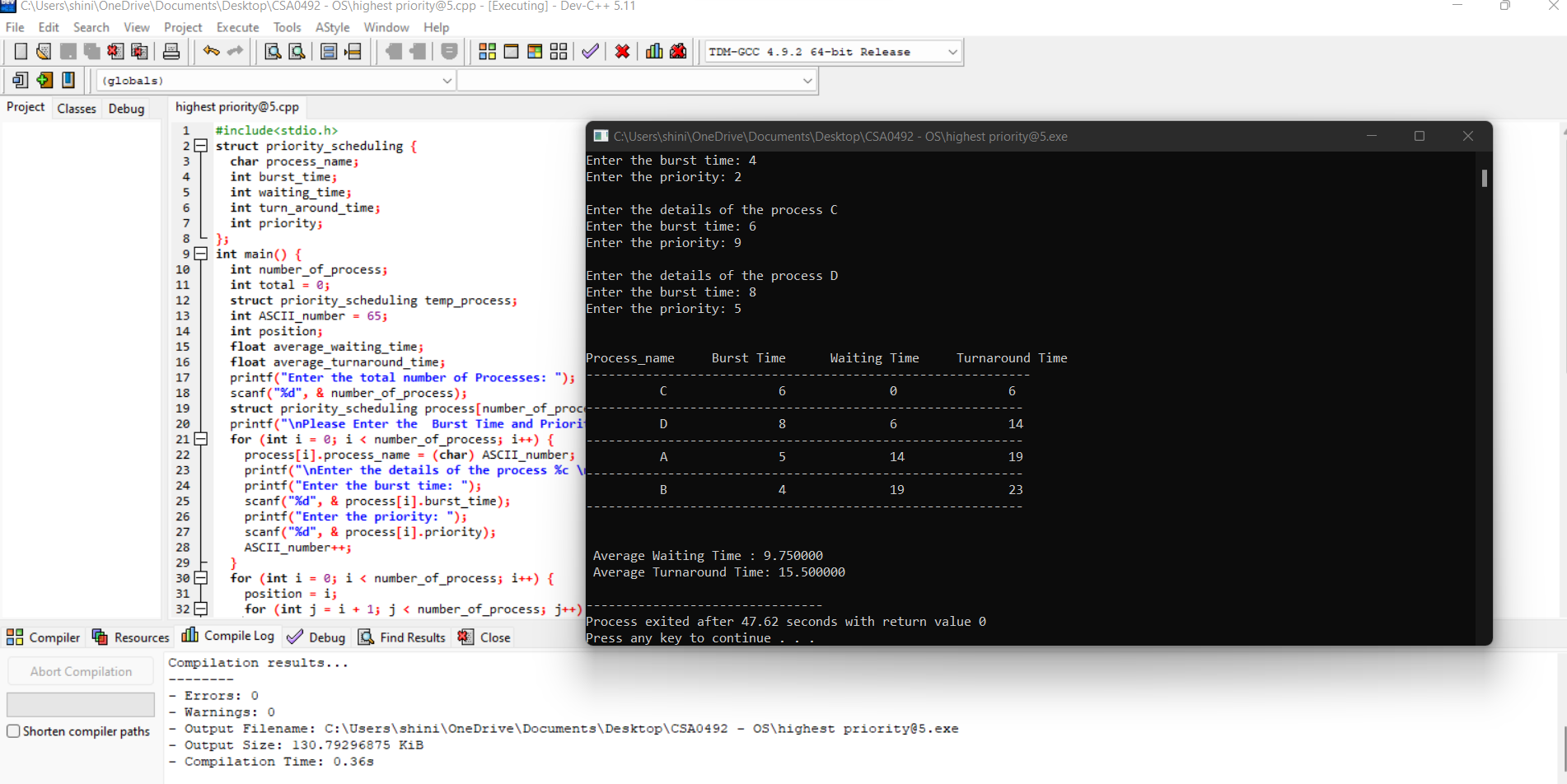GitHub - DundeShini/CSA0492-OPERATING-SYSTEM